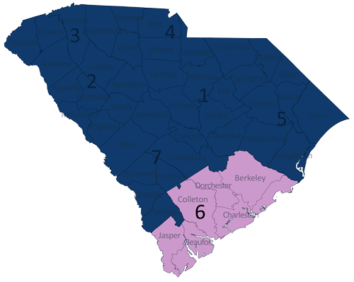 SCDOT County Offices: district and county directory information