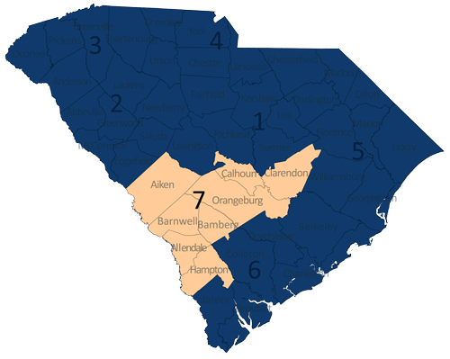SCDOT County Offices: district and county directory information